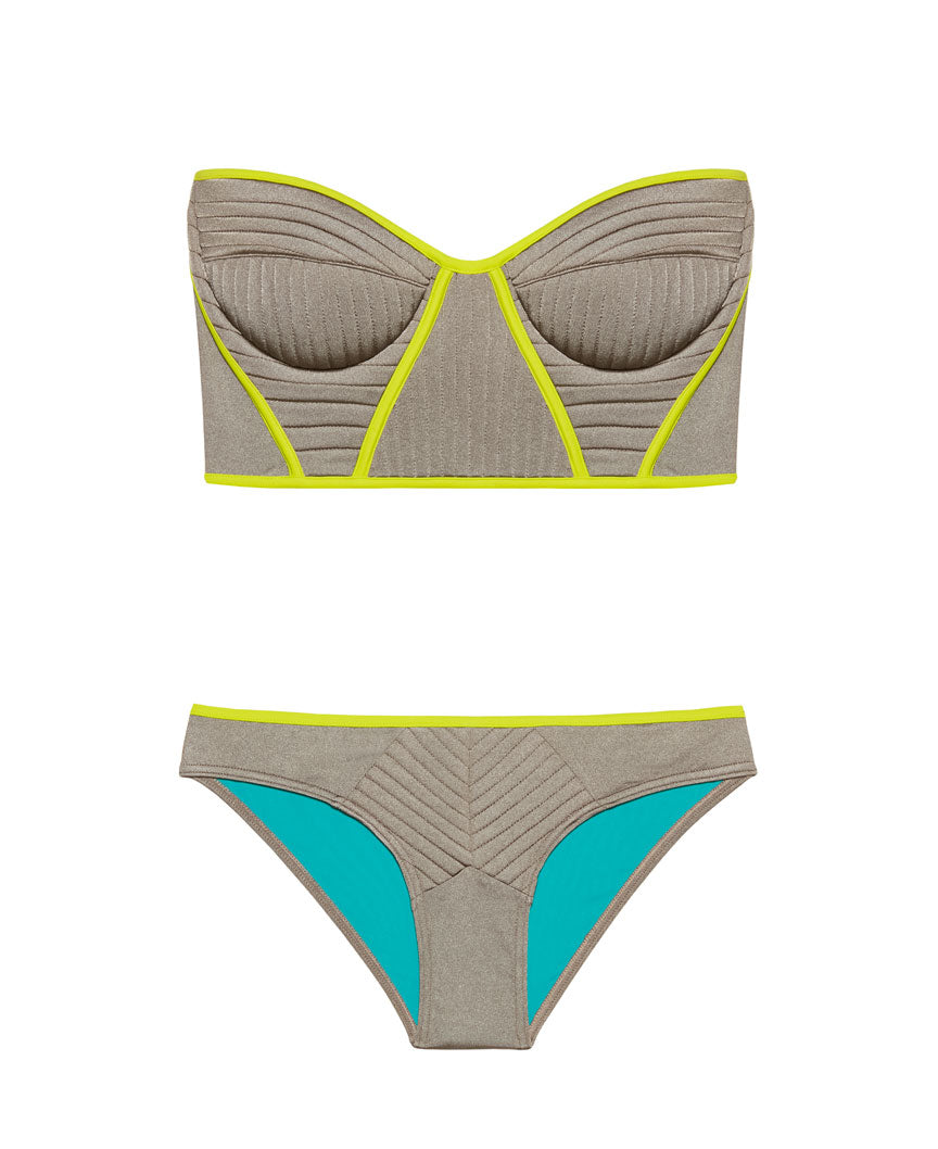Panarea Couture Swimwear REGINA BIKINI SET- Sand